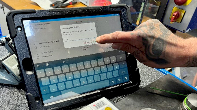 Effizienzsteigerung durch mobile Betriebsdatenerfassung